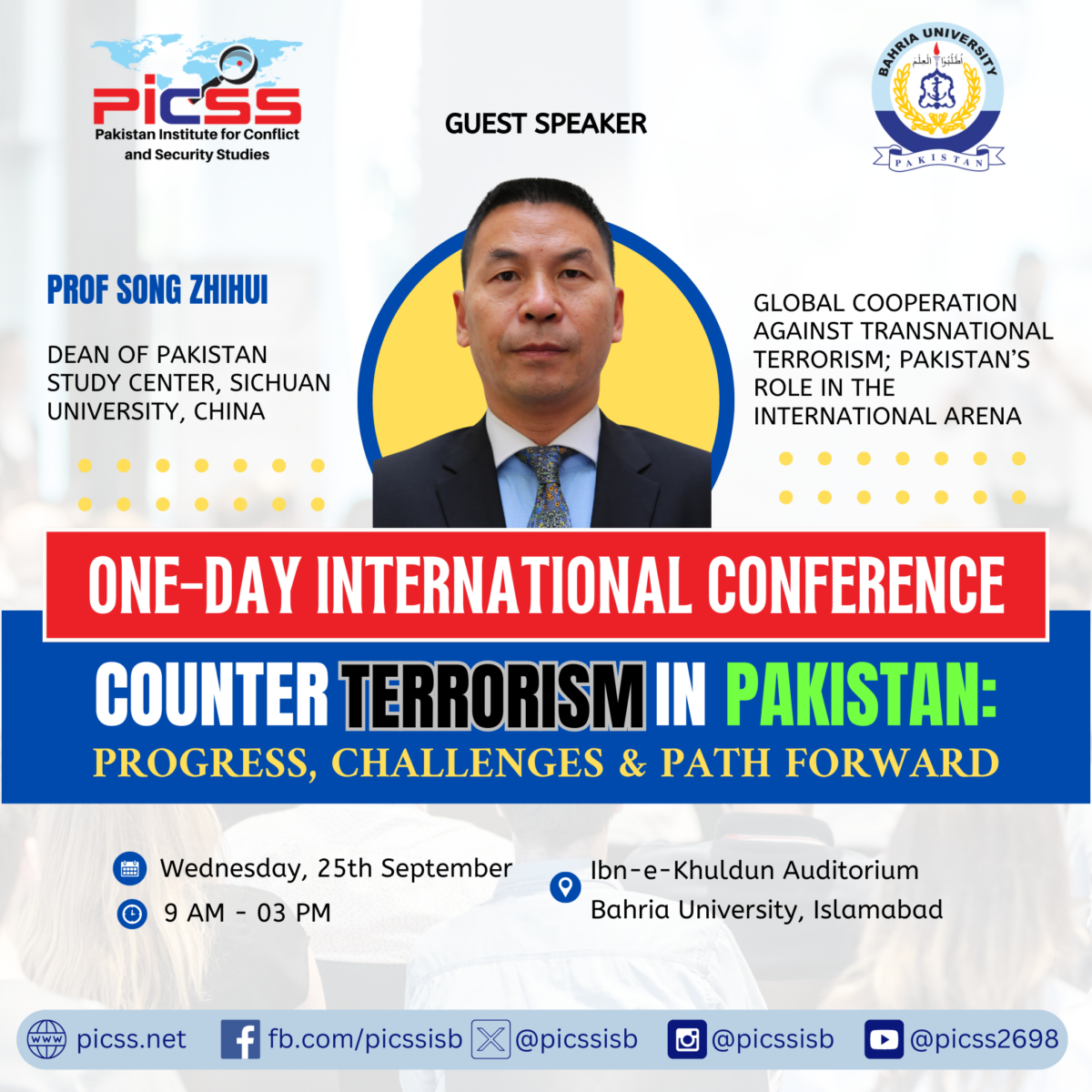PICSS Hosts High-Level Conference on Counter-Terrorism – Pakistan ...